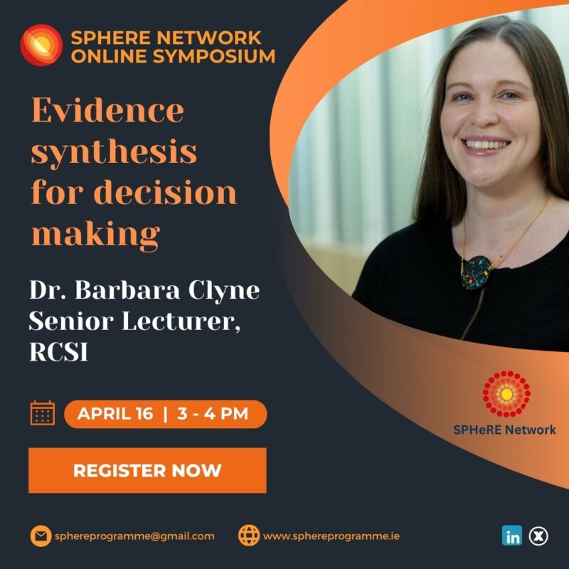 Evidence synthesis for decision making | The SPHeRE Programme | Structured Population and Health ...